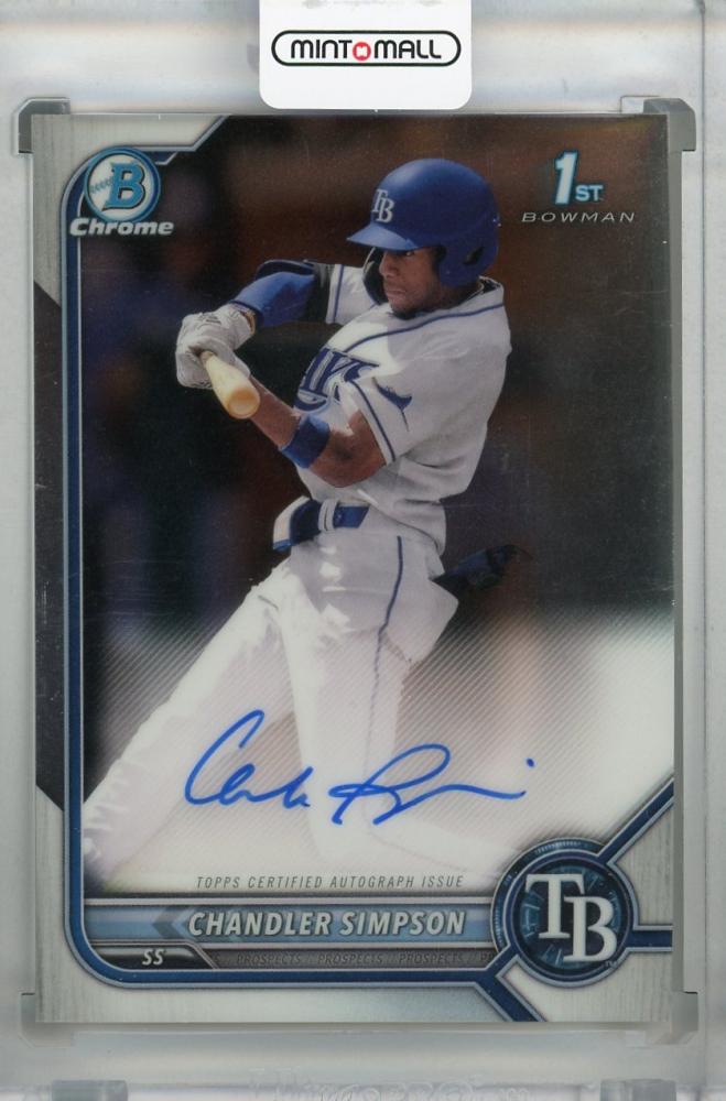 ミントモール / MINT 浦和店 / 2022 Topps Bowman Draft Tampa Bay Rays Chandler Simpson Chrome Draft Pick ...