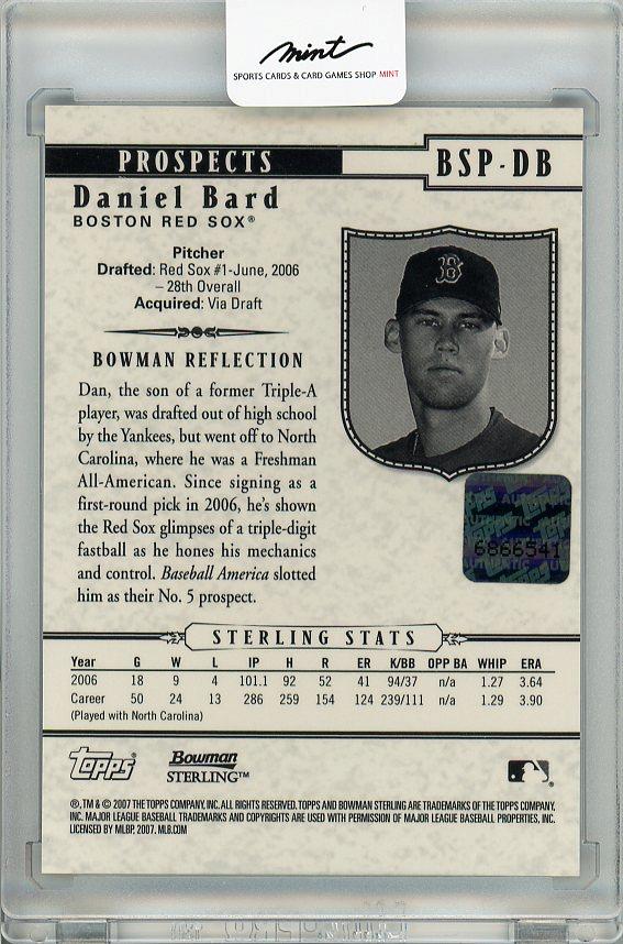ミントモール / MINT 梅田店 / 2007 TOPPS Sterling Daniel Bard Autograph