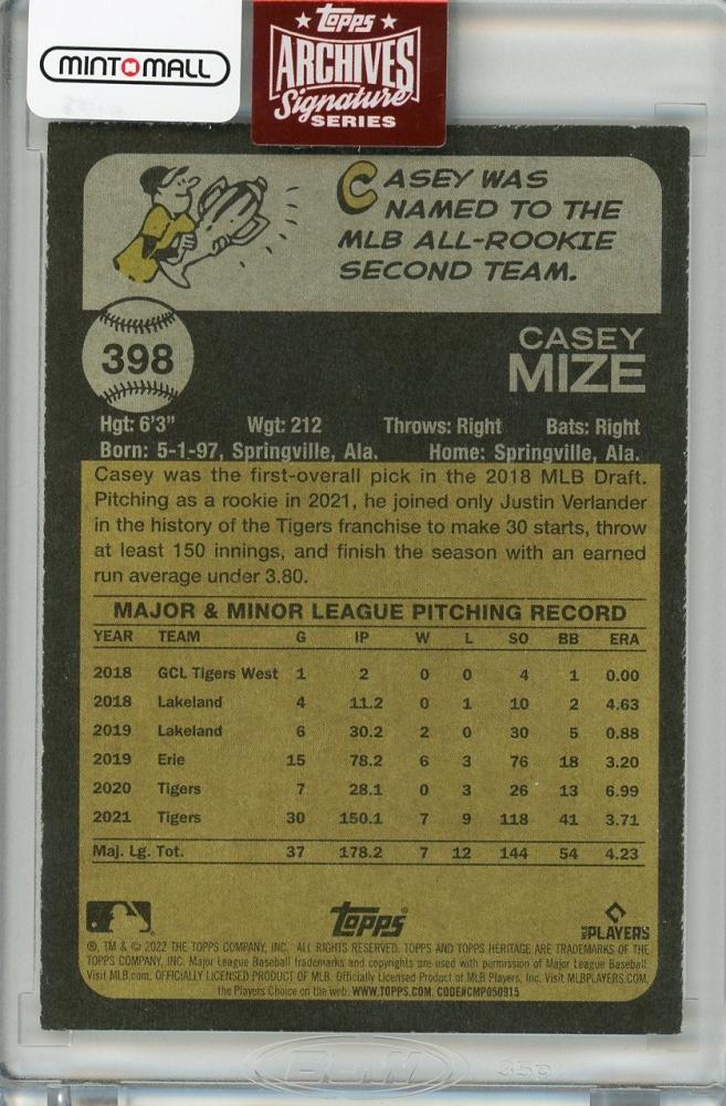 ミントモール / MINT 浦和店 / 2023 Topps Archives Signature Series Active Player ...