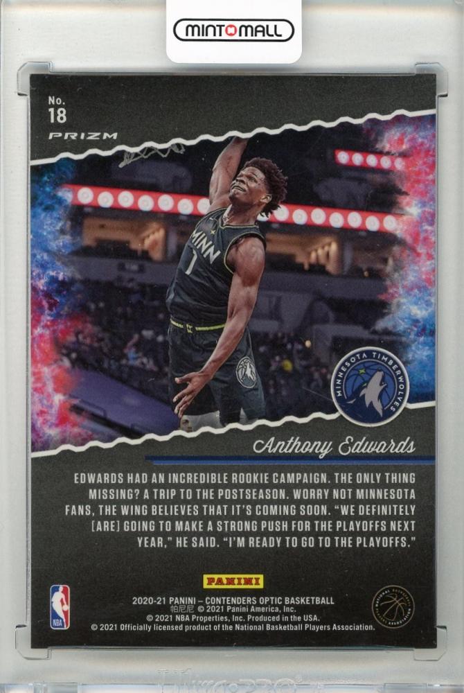 ミントモール / MINT 新宿店 / 2020-21 PANINI Contenders Optic Anthony Edwards ...