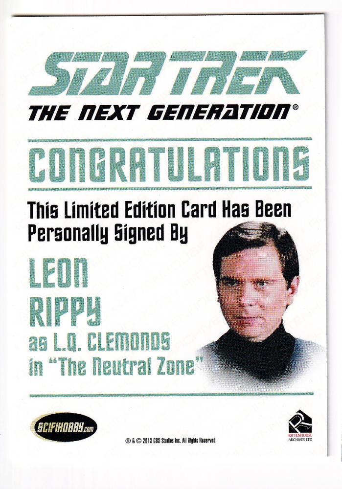 ミントモール / MINT 新宿店 / 2015 RITTENHOUSE Star Trek The Next Generation ...