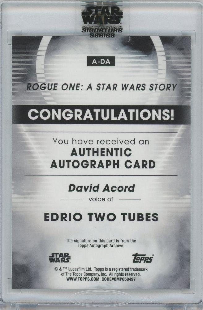 ミントモール / MINT 横浜店 / 2023 TOPPS Star Wars Signature Series Autographs ...