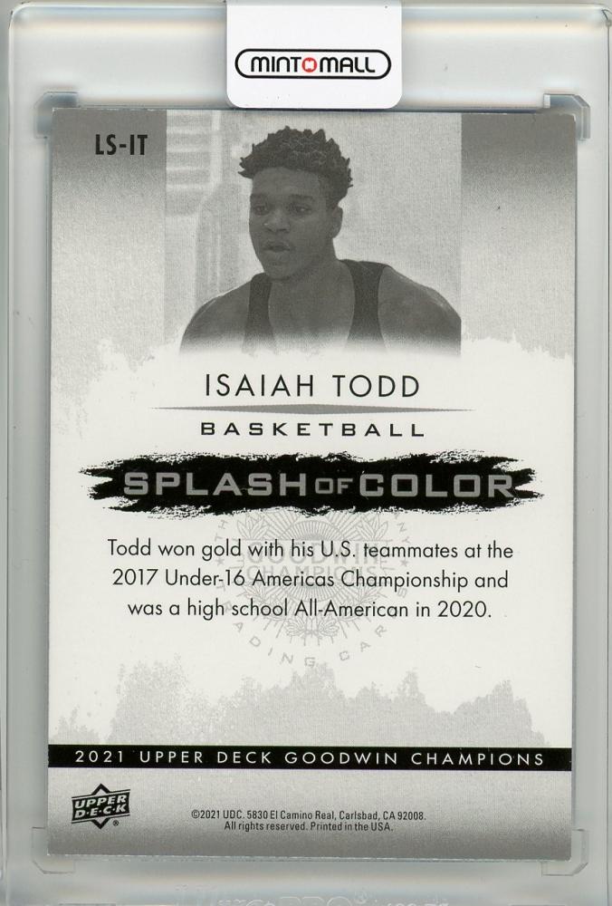 ミントモール / MINT 吉祥寺店 / 2021 Upper Deck Goodwin Champions Washington ...