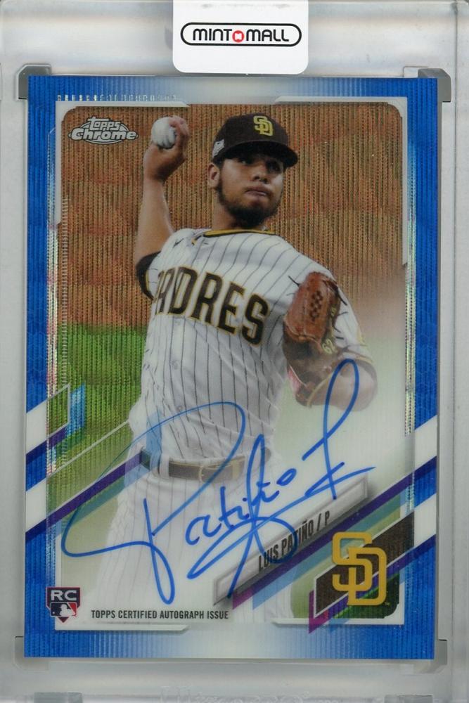ミントモール / MINT 浦和店 / 2021 Topps Chrome San Diego Padres Luis Patino Rookie Autographs Blue Wave ...