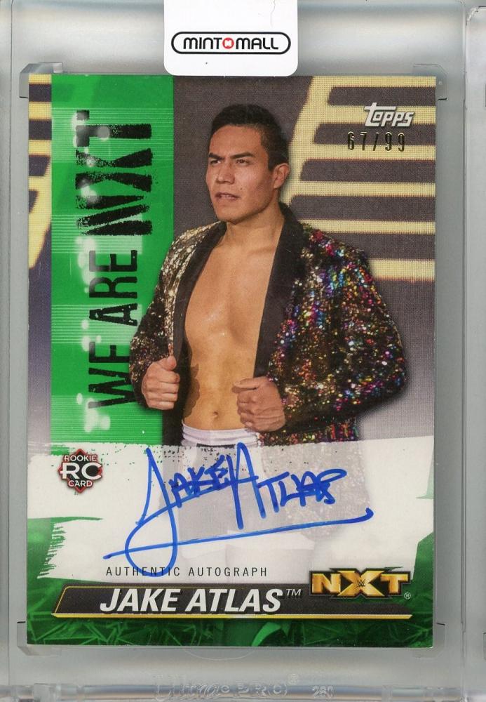 ミントモール / MINT 新宿店 / 2021 TOPPS WWE NXT We Are NXT Autographs Green #AJA Jake Atlas 【67/99】