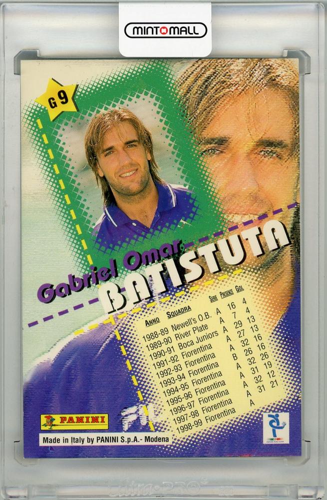 ミントモール / MINT 渋谷店 / 1998-99 PANINI CALCIO CARDS Gabriel Omar Batistuta No.G9 Fiorentina