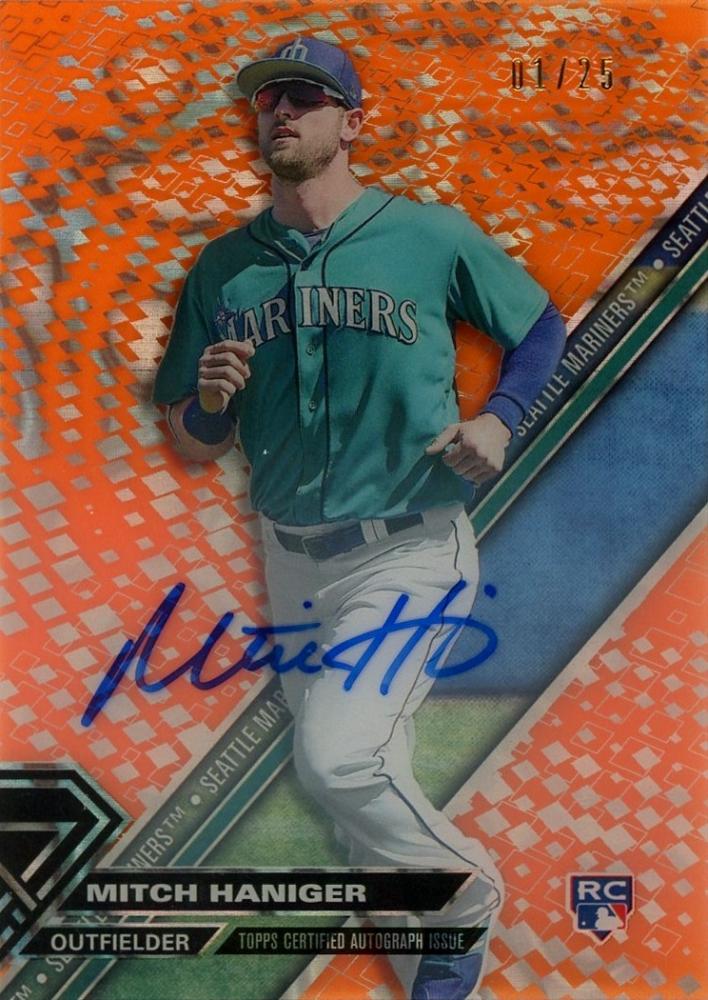ミントモール / MINT 千葉店 / 2017 Topps High Tek Mitch Haniger Autographs Orange ...