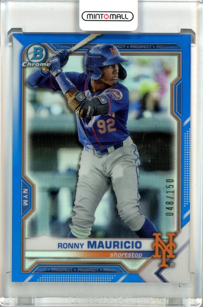 ミントモール / MINT 池袋店 / 2021 Bowman Chrome New York Mets Ronny Mauricio Prospect Blue Refractor 048/150