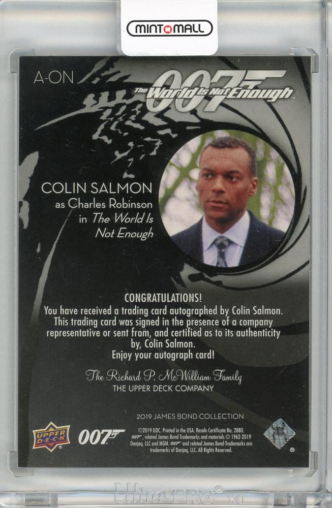 ミントモール / MINT 新宿店 / 2019 UPPER DECK James Bond Collection Inscription ...