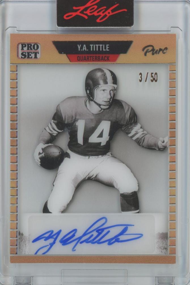ミントモール / MINT 池袋店 / 2023 Pro Set Pure Y.A.Tittle 1989 Autograph 3/50