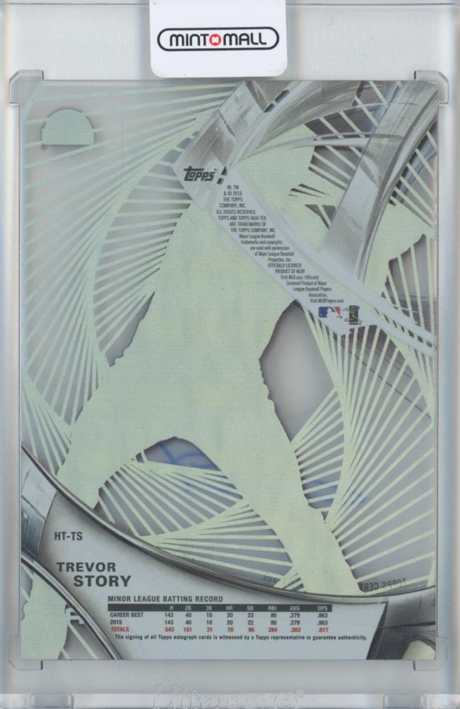 ミントモール / MINT 広島店 / 2016 Topps High Tek Baseball Autographs Trevor Story