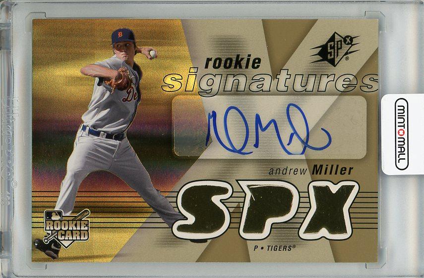 ミントモール / MINT 梅田店 / 2007 UPPER DECK SPx Andrew Miller Autograph (RC)