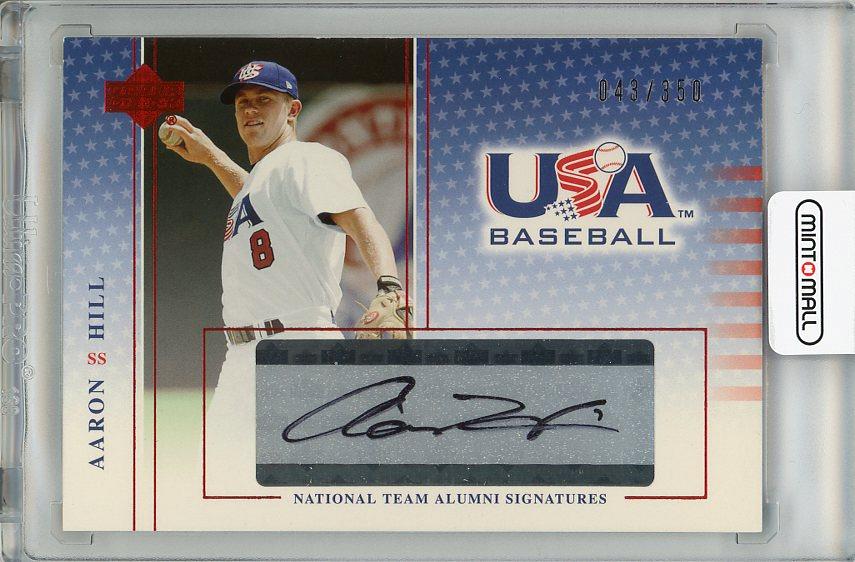 ミントモール / MINT 梅田店 / 2005 UPPER DECK USA Baseball Aaron Hill Autograph