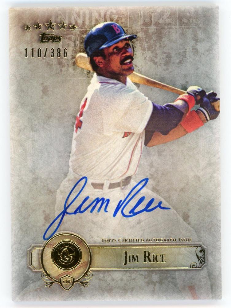 ミントモール / MINT 渋谷店 / 2013 TOPPS FIVE STAR Jim Rice Autograph Card 110/386