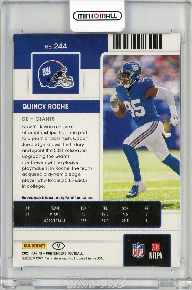 ミントモール / MINT 新宿店 / 2021 PANINI Contenders #244B Autograph Variation ...