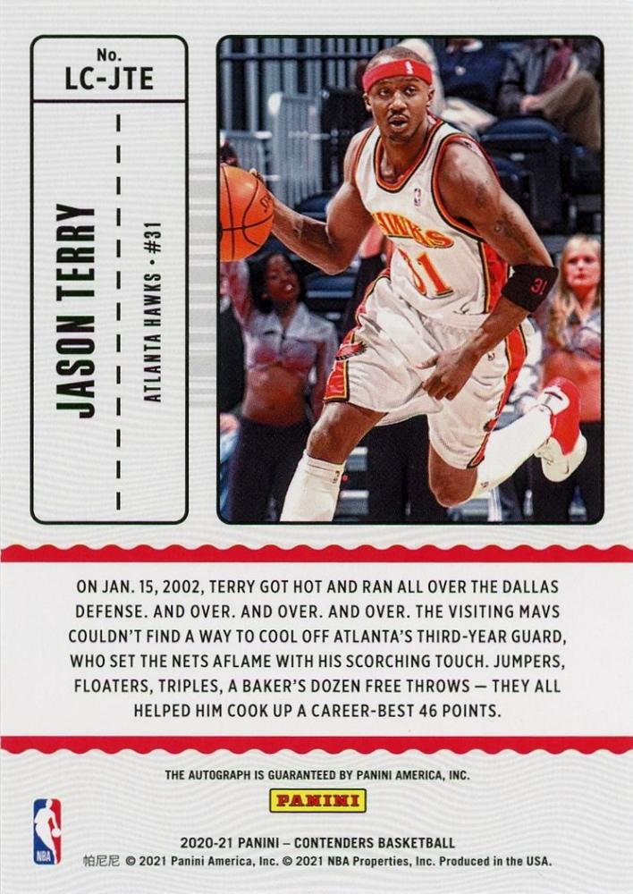 ミントモール / MINT 千葉店 / 2020-21 Panini Contenders Jason Terry Legendary ...