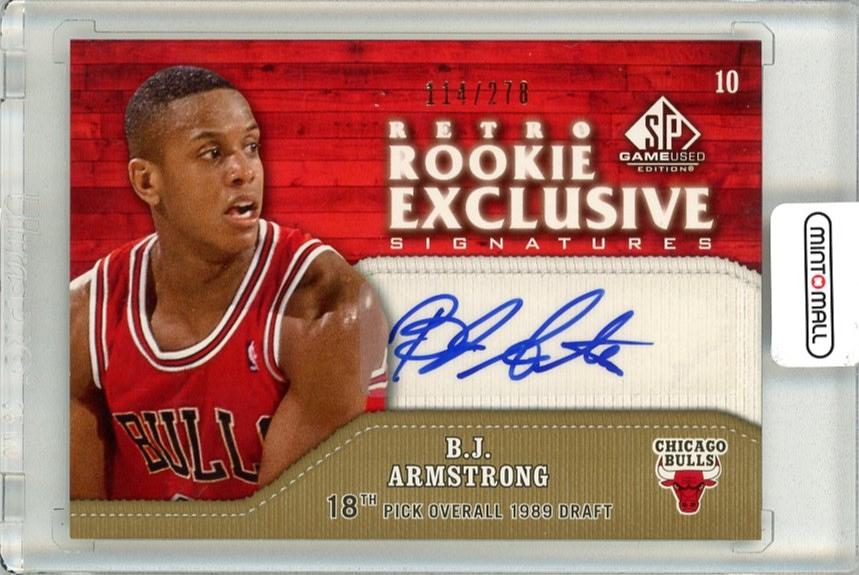 ミントモール / MINT 池袋店 / 2009-10 NBA SP Game Used B.J.Armstrong Retro Rookie ...