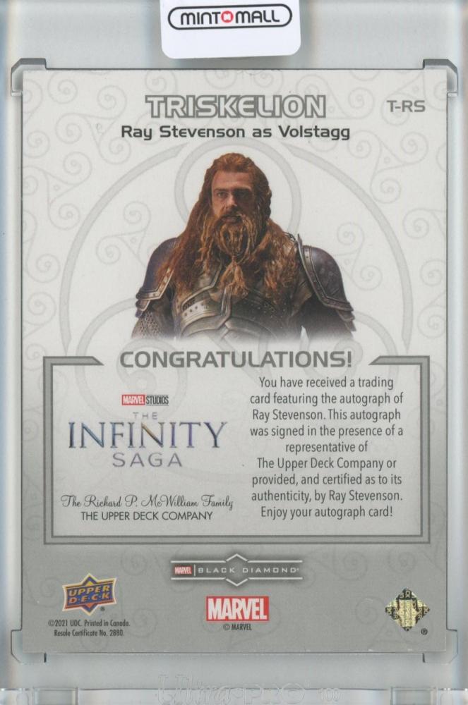 ミントモール / MINT 池袋店 / 2021 Upper Deck Marvel Black Diamond Ray Stevenson ...