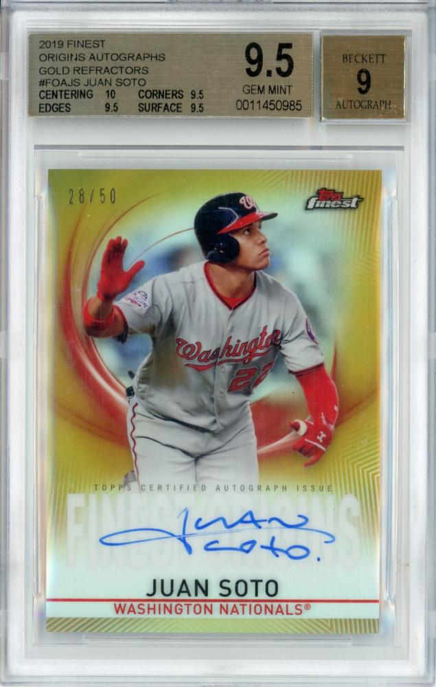 ミントモール / MINT 池袋店 / 2019 Topps Finest Washington Nationals Juan Soto ...