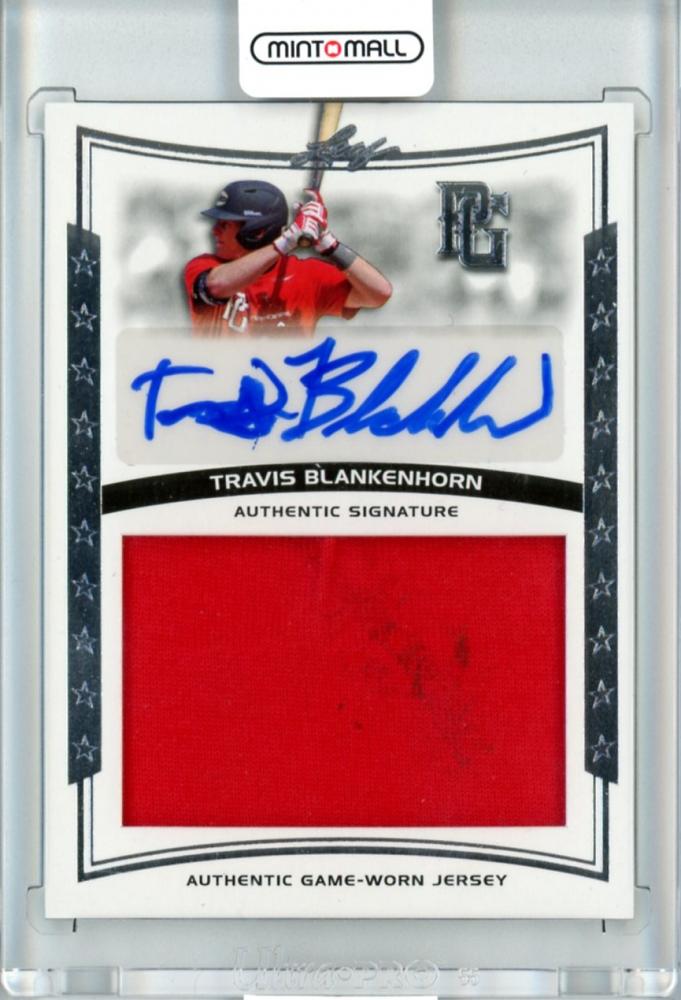 ミントモール / MINT 立川店 / 2014 LEAF PERFECT GAME Travis Blankenhorn Jersey ...