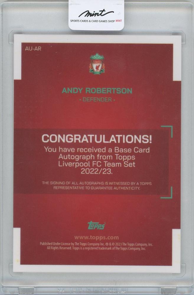 ミントモール / MINT 横浜店 / 2022-23 TOPPS Liverpool FC Team Set Base Card ...