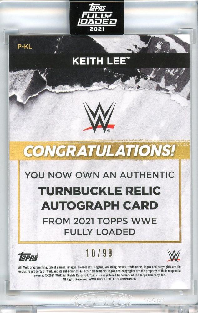 ミントモール / MINT 新宿店 / 2021 TOPPS WWE FULLY LOADED Autographed Turnbuckle Pad Relics Gold #PKL ...