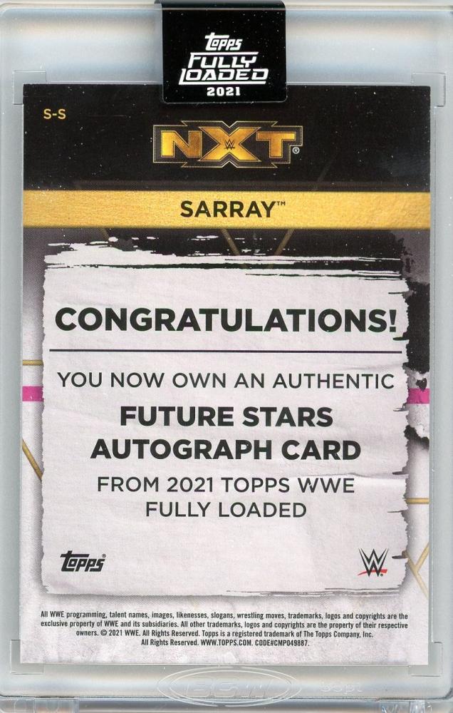 ミントモール / MINT 新宿店 / 2021 TOPPS WWE FULLY LOADED Future Stars Autographs ...