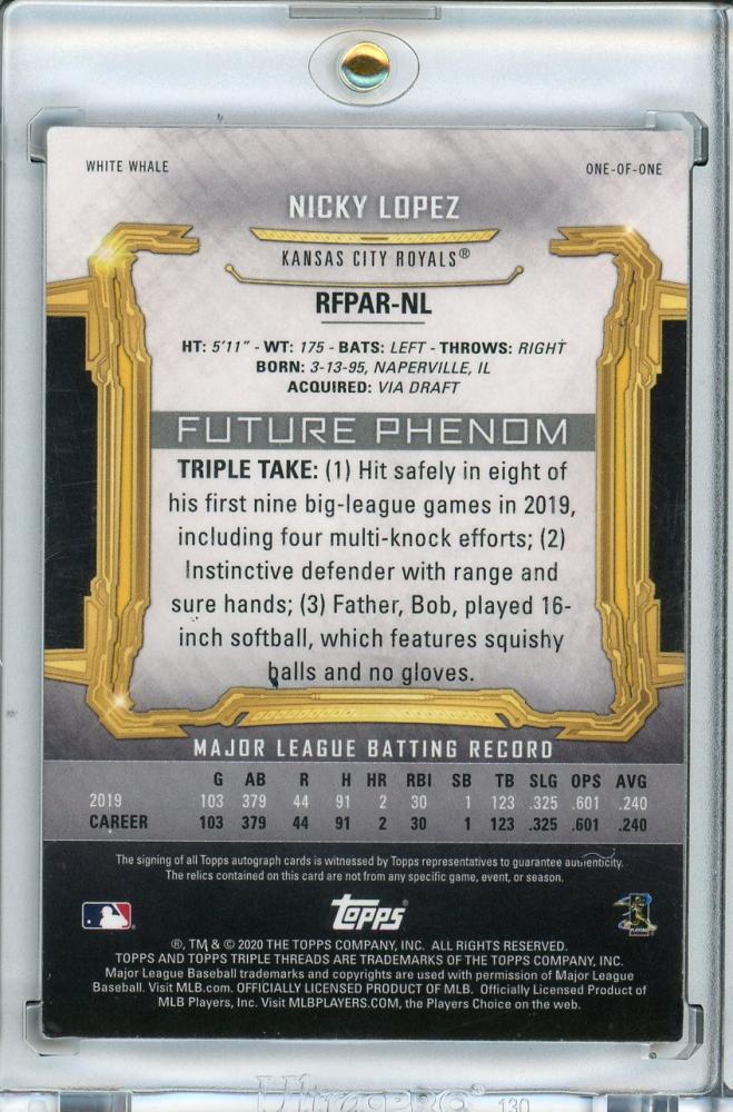 ミントモール / MINT 浦和店 / 2020 Topps Triple Threads Kansas City Royals Nicky ...