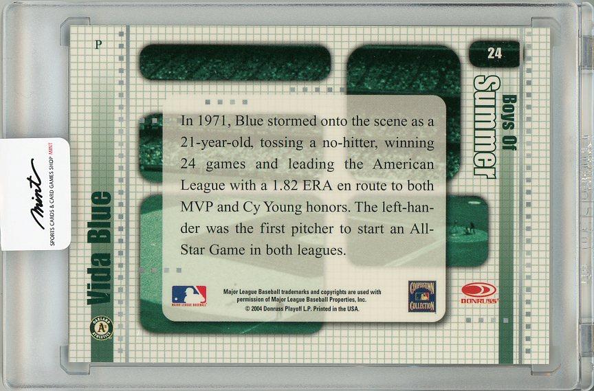 ミントモール / MINT 梅田店 / 2004 DONRUSS Timelines Vida Blue Autograph