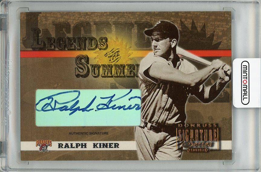 ミントモール / MINT 梅田店 / 2003 DONRUSS Signatures Series Ralph Kiner Autograph