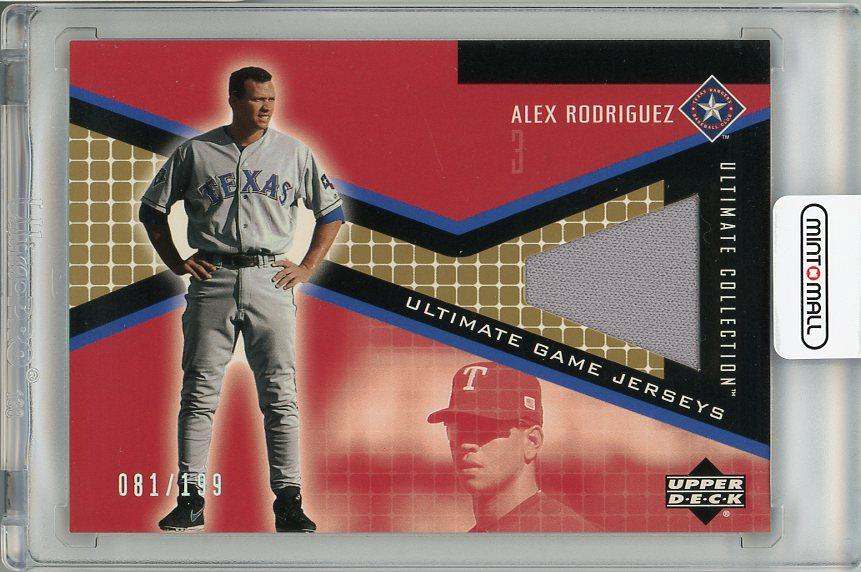 ミントモール / MINT 梅田店 / 2002 UPPER DECK Ultimate Collection Alex Rodriguez Game Worn Jersey 081/199
