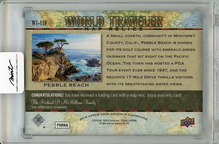 ミントモール / MINT 梅田店 / 2018 UPPER DECK Goodwin Champions Pebble Beach Map ...