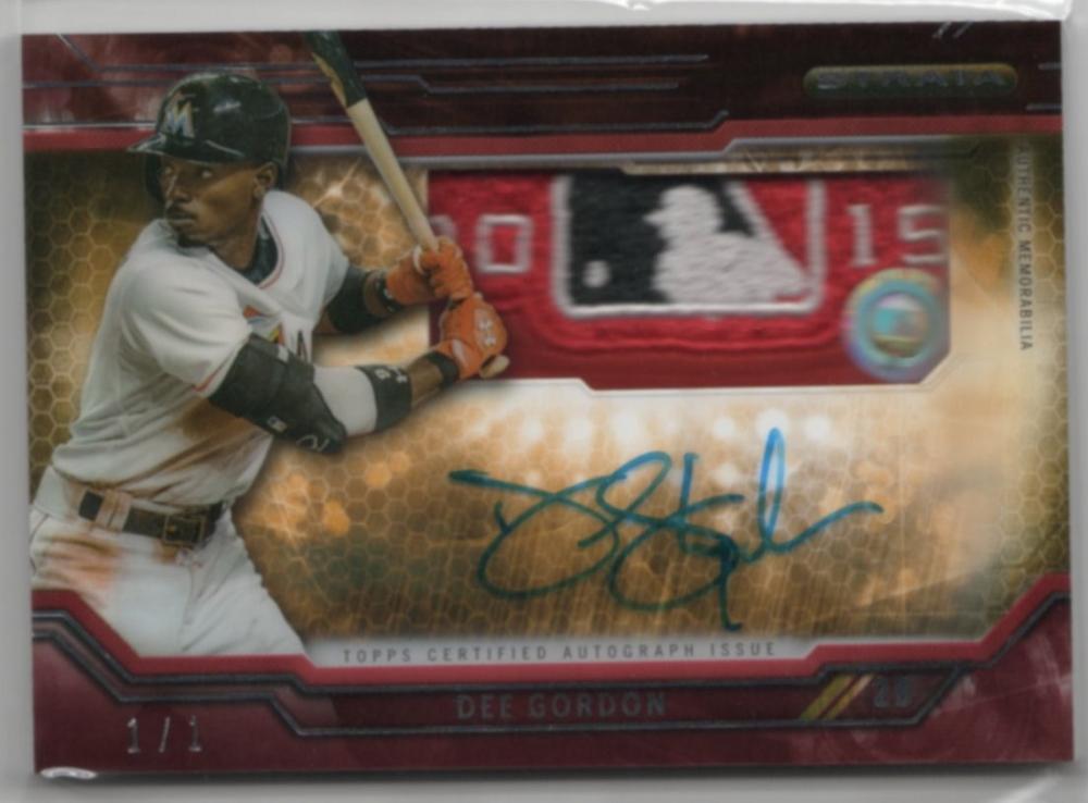 ミントモール / MINT 福岡店 / 2015 Topps Strata Dee Gordon Clearly Authentic ...