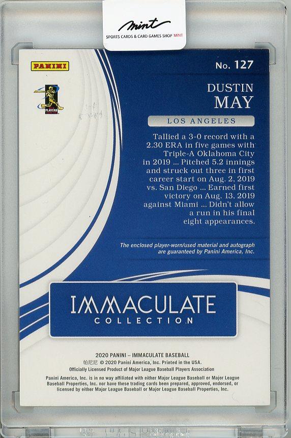 ミントモール / MINT 梅田店 / 【表面上部白欠けあり】2020 PANINI Immaculate Dustin May ...