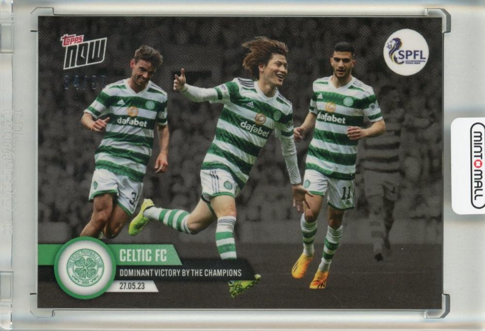 ミントモール / MINT 池袋店 / 2023 Topps now SOccer Celtic FC Dominant Victory By ...