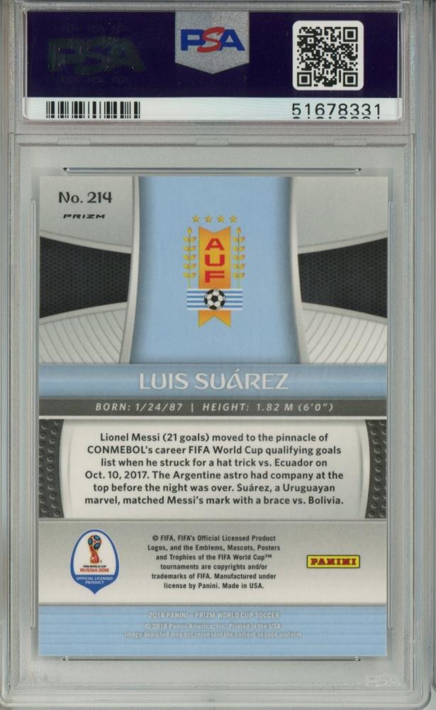 ミントモール / MINT 池袋店 / 2018 Panini Prizm World Cup Soccer Luis Suarez Red ...