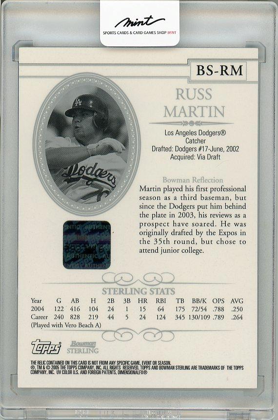ミントモール / MINT 梅田店 / 2005 TOPPS Bowman Sterling Russ Martin Autograph ...