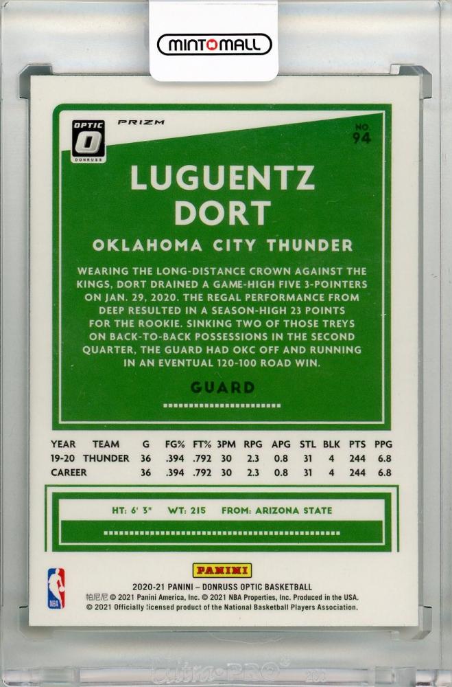 ミントモール / MINT 新宿店 / 2020-21 PANINI Donruss Optic Choice Dragon #94 ...