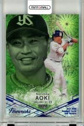 ミントモール / MINT 立川店 / 2023 BBM ベースボールカード 2NDバージョン ヤクルト 青木宣親 Fireworks ブルー箔版 030/100