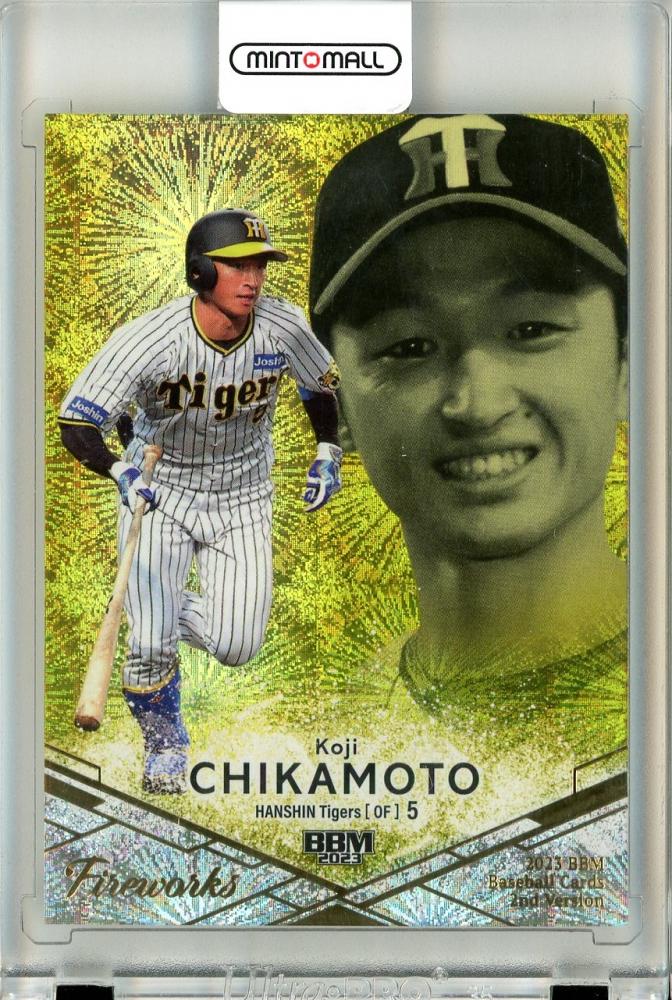 ミントモール / MINT 立川店 / 2023 BBM ベースボールカード 2NDバージョン 阪神 近本光司 Fireworks 金箔版 225/300