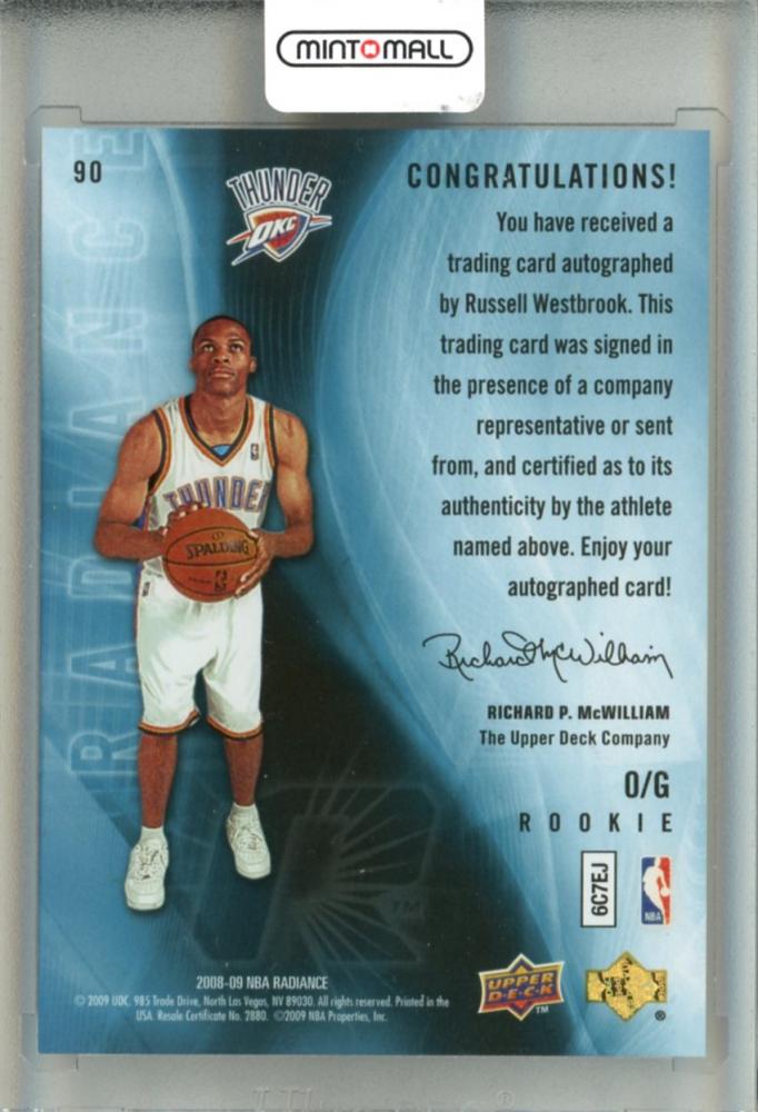 ミントモール / MINT 池袋店 / 2009-10 upper deck nba advance Russell Westbrook ...