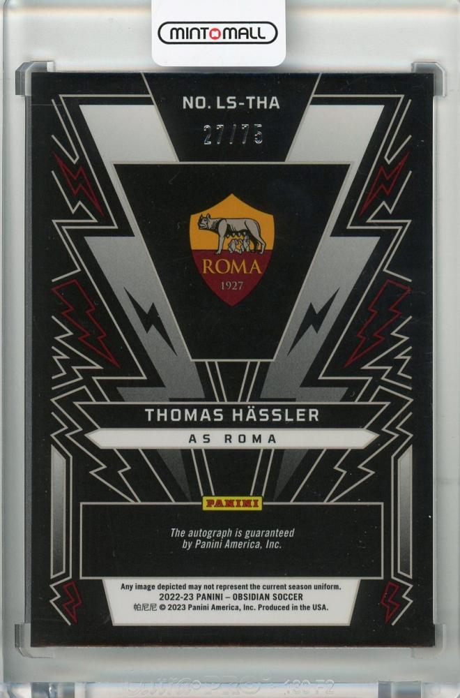 ミントモール / MINT 吉祥寺店 / 2022-23 PANINI Obsidian AS Roma Thomas Hassler #LS ...