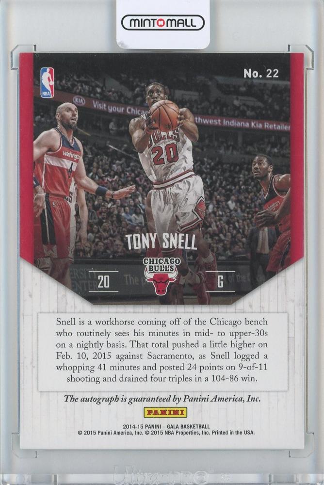 ミントモール / MINT 広島店 / 【キズあり】2014-15 PANINI GALA BASKETBALL Tony Snell ...