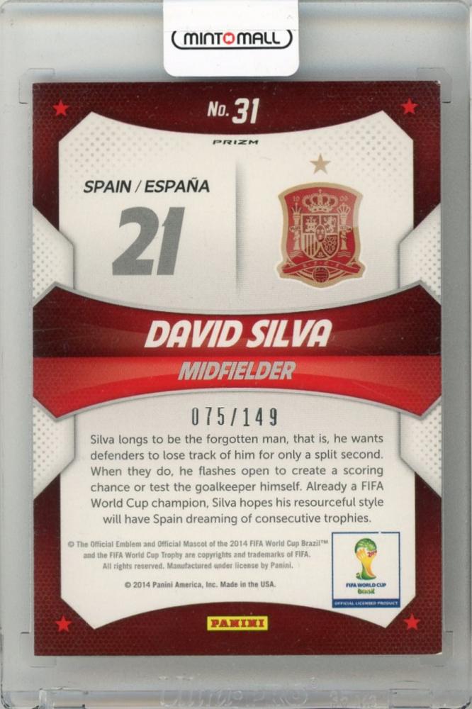 ミントモール / MINT 新宿店 / 2014 PANINI PRIZM World Cup Stars Prizms Red #31(白 ...