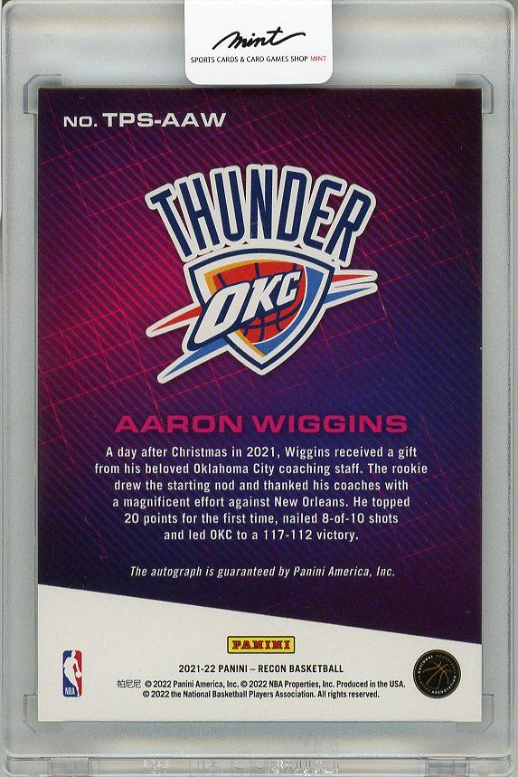 ミントモール / MINT 梅田店 / 2021-22 PANINI Recon Aaron Wiggins Autograph (RC) 39/99