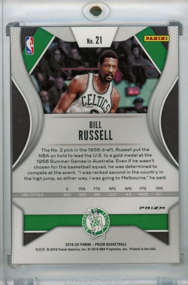 ミントモール / MINT 浦和店 / 2019-20 Panini Prizm Boston Celtics Bill Russell ...