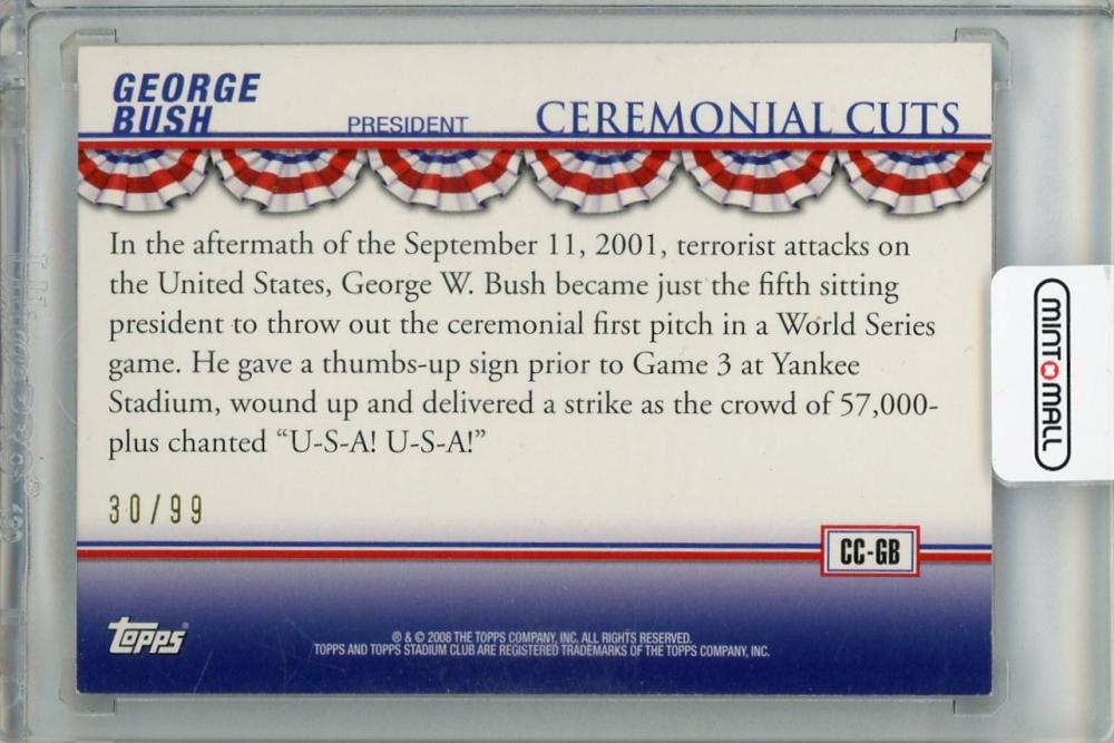 ミントモール / MINT 新宿店 / 2008 TOPPS Stadium Club Ceremonial Cuts ...