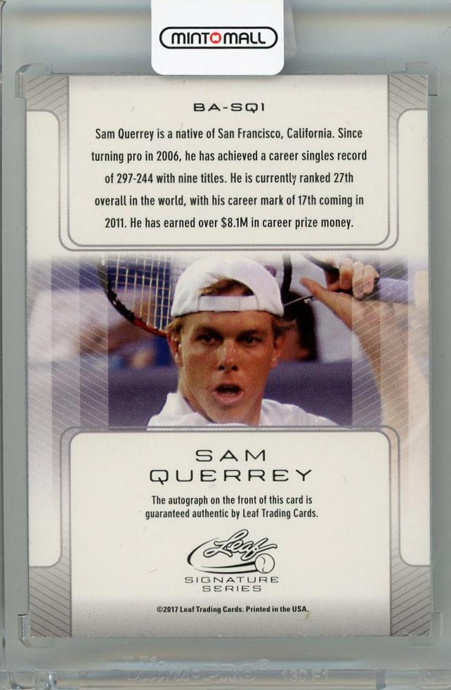 ミントモール / MINT 新宿店 / 2017 LEAF Signature Series Tennis Signatures #BASQ1 ...