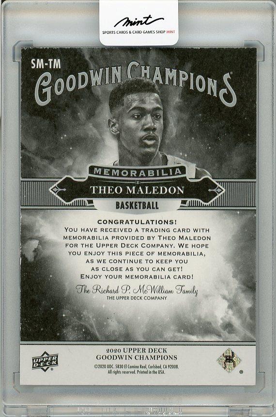 ミントモール / MINT 梅田店 / 2020 UPPER DECK Goodwin Champions Theo Maledon ...