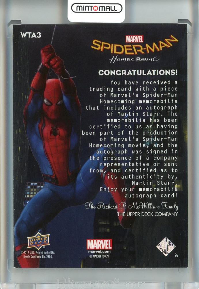 ミントモール / MINT 吉祥寺店 / 2017 UPPER DECK Marvel Spider-Man Homecoming Mr ...